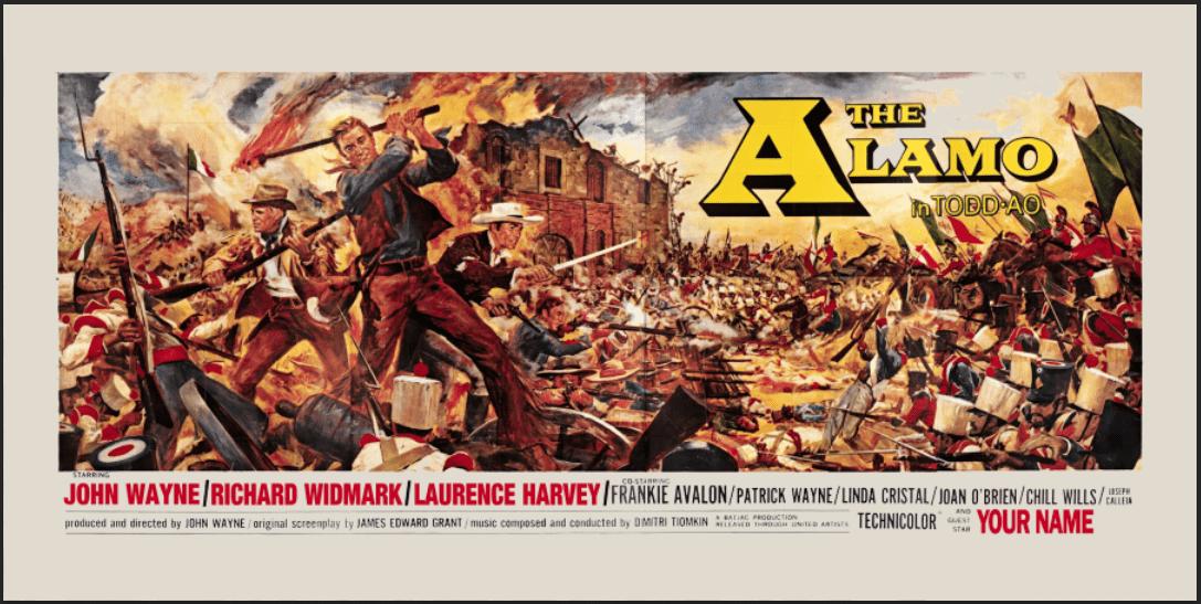 John Wayne's "The Alamo" - Starring YOU - Personalized Movie Poster ...