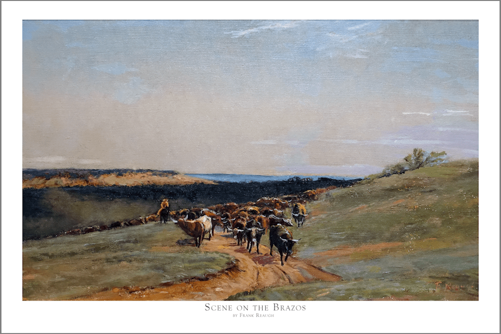Scene on the Brazos by Frank Reaugh - Limited Edition Art Print ...